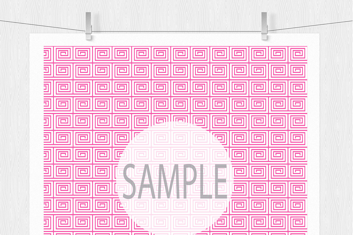 Hot Pink Digital Paper Pack, a Pattern Graphic by Leska's Digitals ...