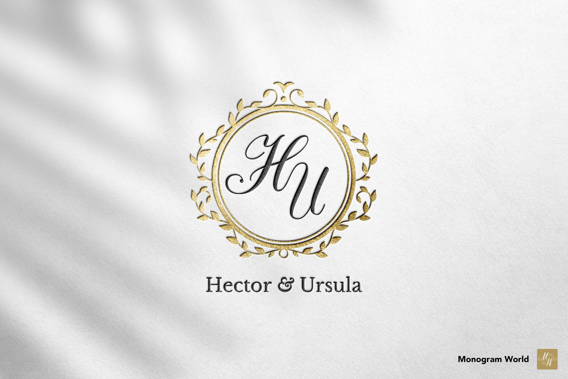 Wedding Monogram HU, a Branding & Logo Template by Monogram World