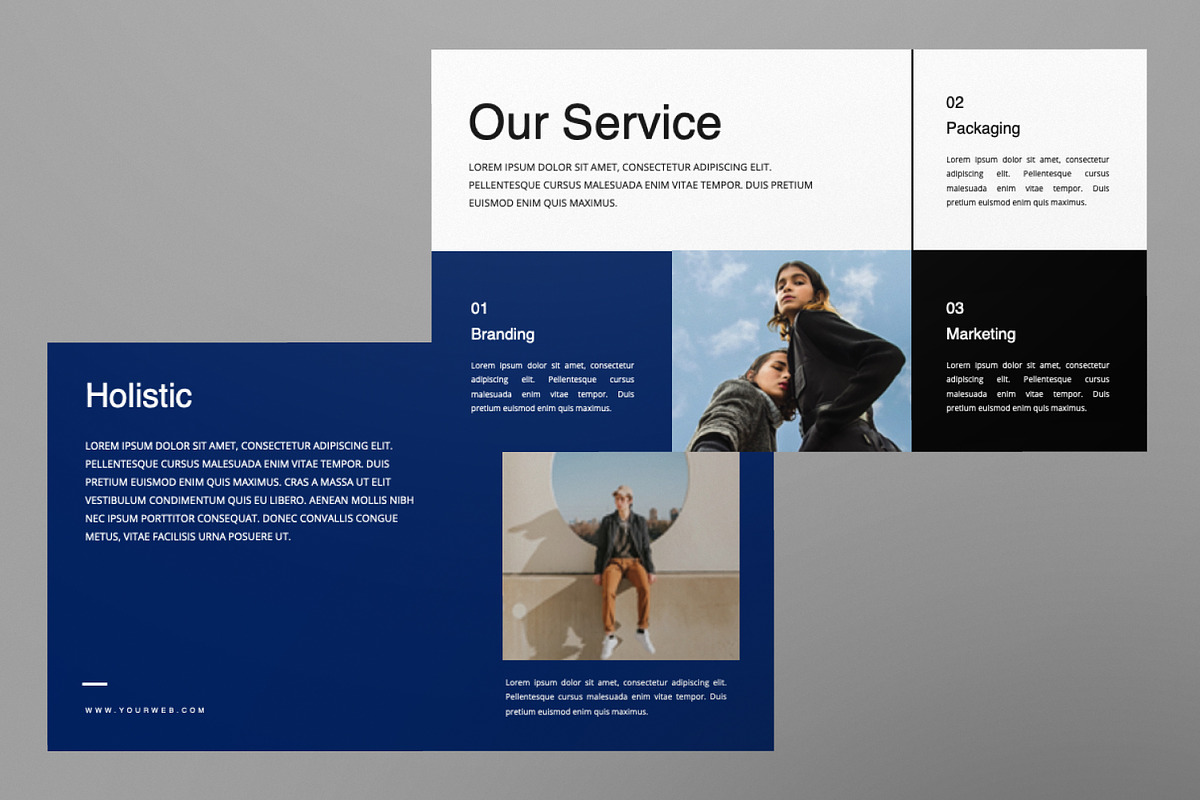 HOLISTIC Presentation Template, a Presentation Template by Portocraft