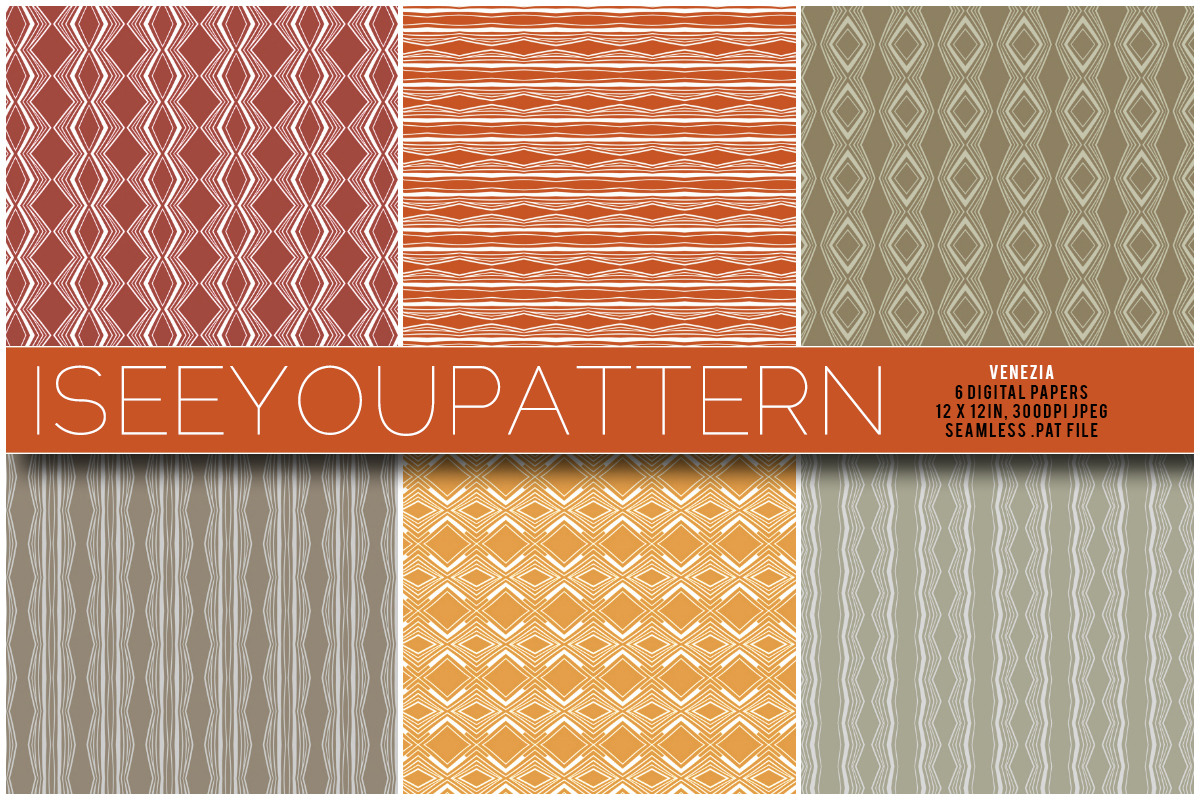 iseeyoupattern VENEZIA, a Pattern Graphic by ISEEYOUPATTERN | Creative ...