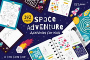 Space Adventure Activities for kids, an Education Illustration by ...