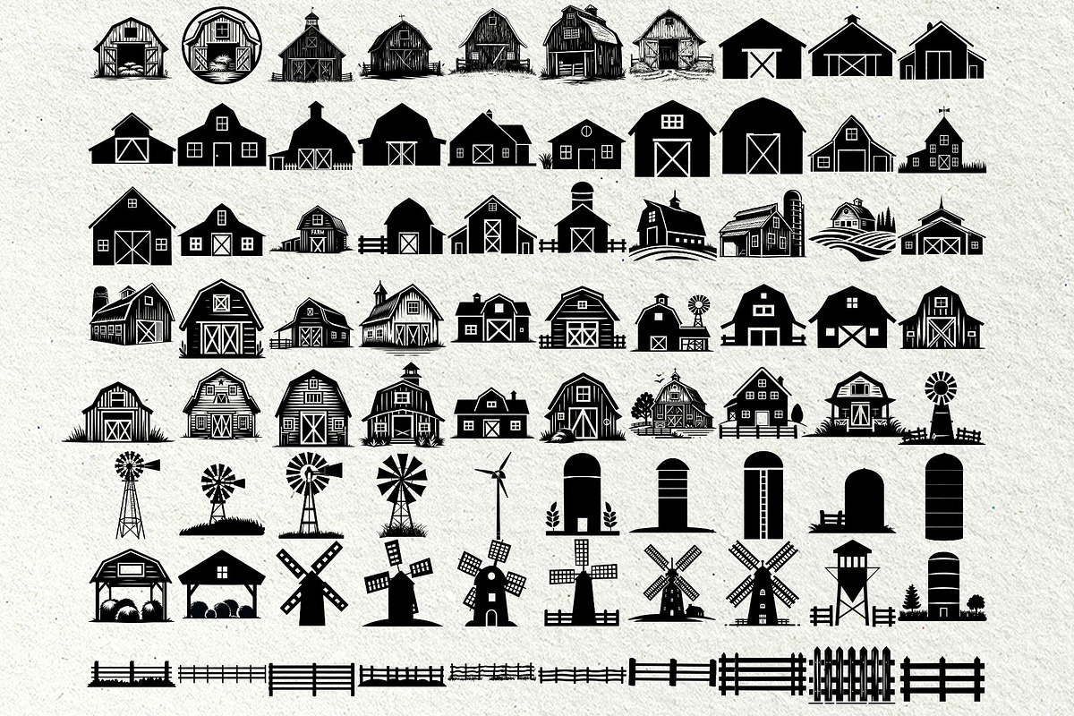 Farm Scene SVG Bundle, an Animal Illustration by DENIDigitalArtSudio
