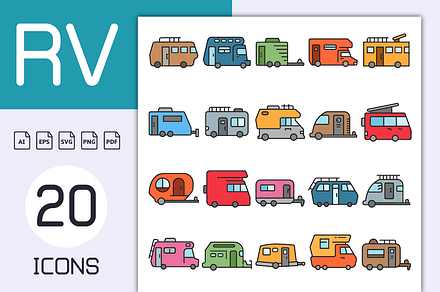Korean Light Commercial Vehicle | Icons ~ Creative Market