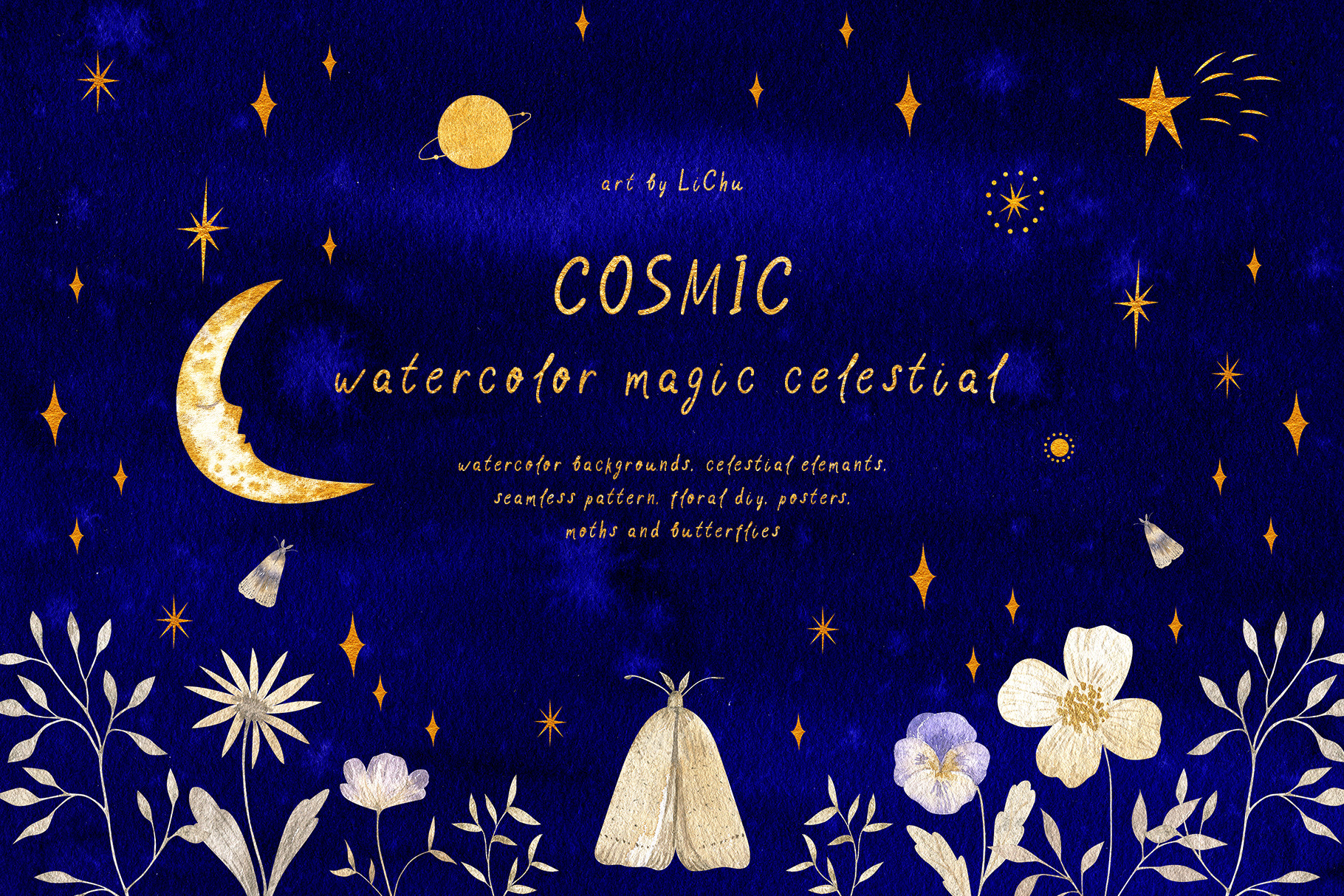 Cosmic vol.1, a Texture Illustration by LiChu Art