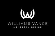 W V Letter Logo WV Monogram Finance, a Branding & Logo Template by ...