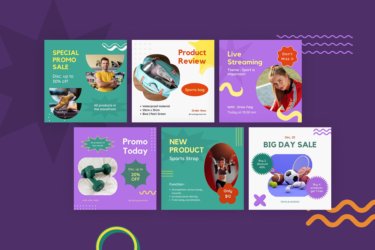 Playful Healthy 2in1 Canva Template