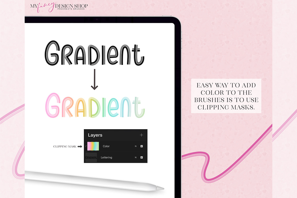Procreate Block Lettering Brushes