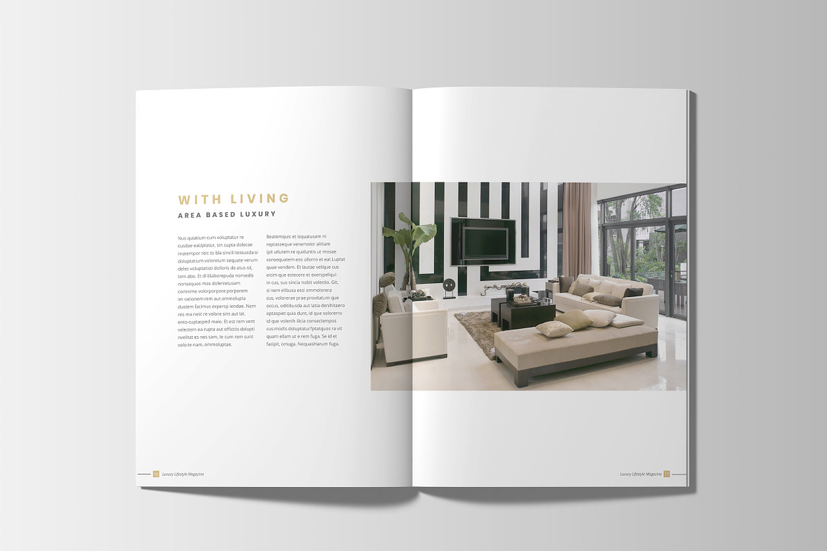 Luxury Lifestyle Magazine/LookBook, a Magazine Template by Layout Design