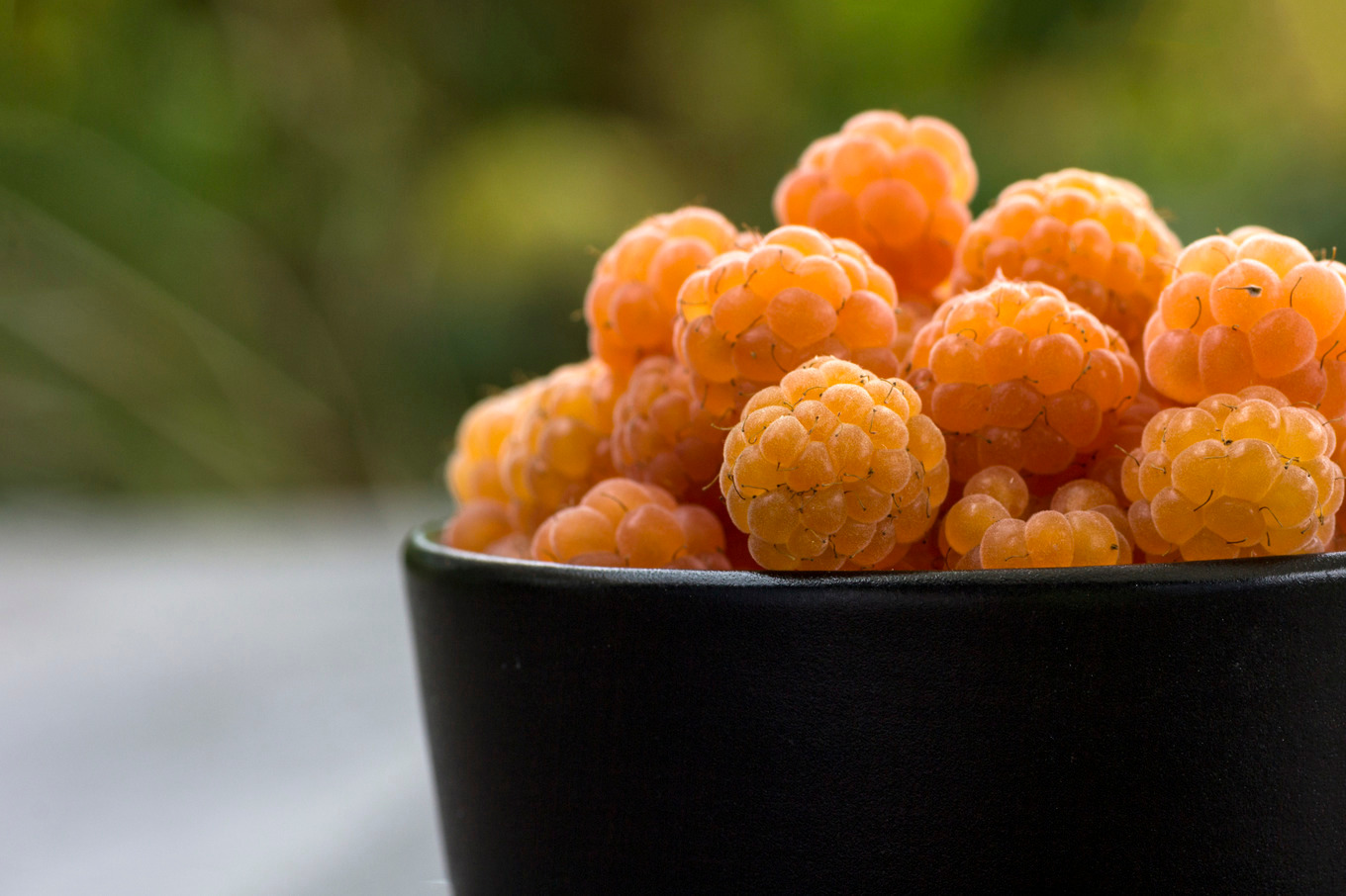 Golden Raspberries, a Food & Drink Photo by A Wandering Light