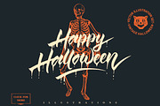 Vintage Halloween Bundle 300+, an Illustration by Retro Machine