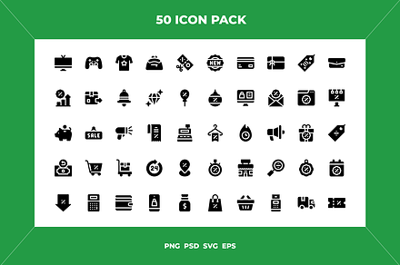 Black friday icons | Icons ~ Creative Market