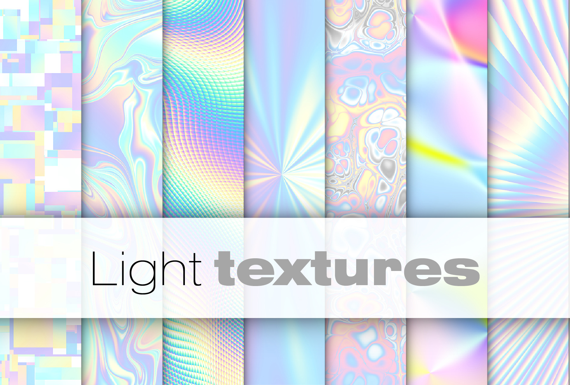 20 light holographic textures, a Texture Graphic by tkdesign