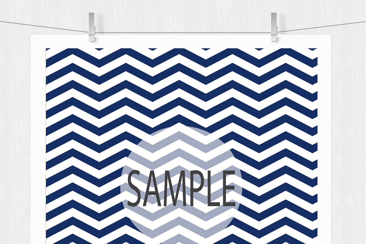 Navy Blue Digital Paper, a Pattern Graphic by Leska's Digitals