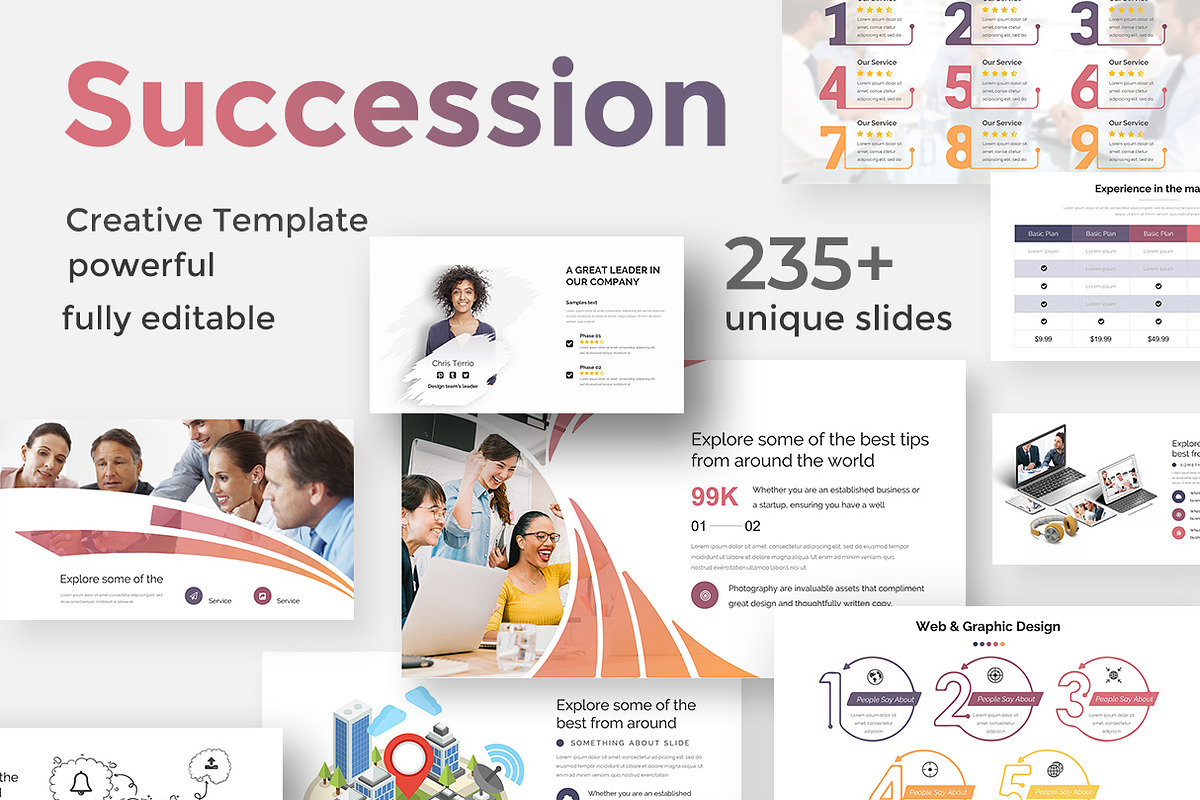 Succession Plan Powerpoint Template, a Presentation Template by One ...