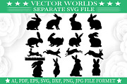 Rabbit Svg, Bunny, Animal Svg, an Object Graphic by VectorWorlds