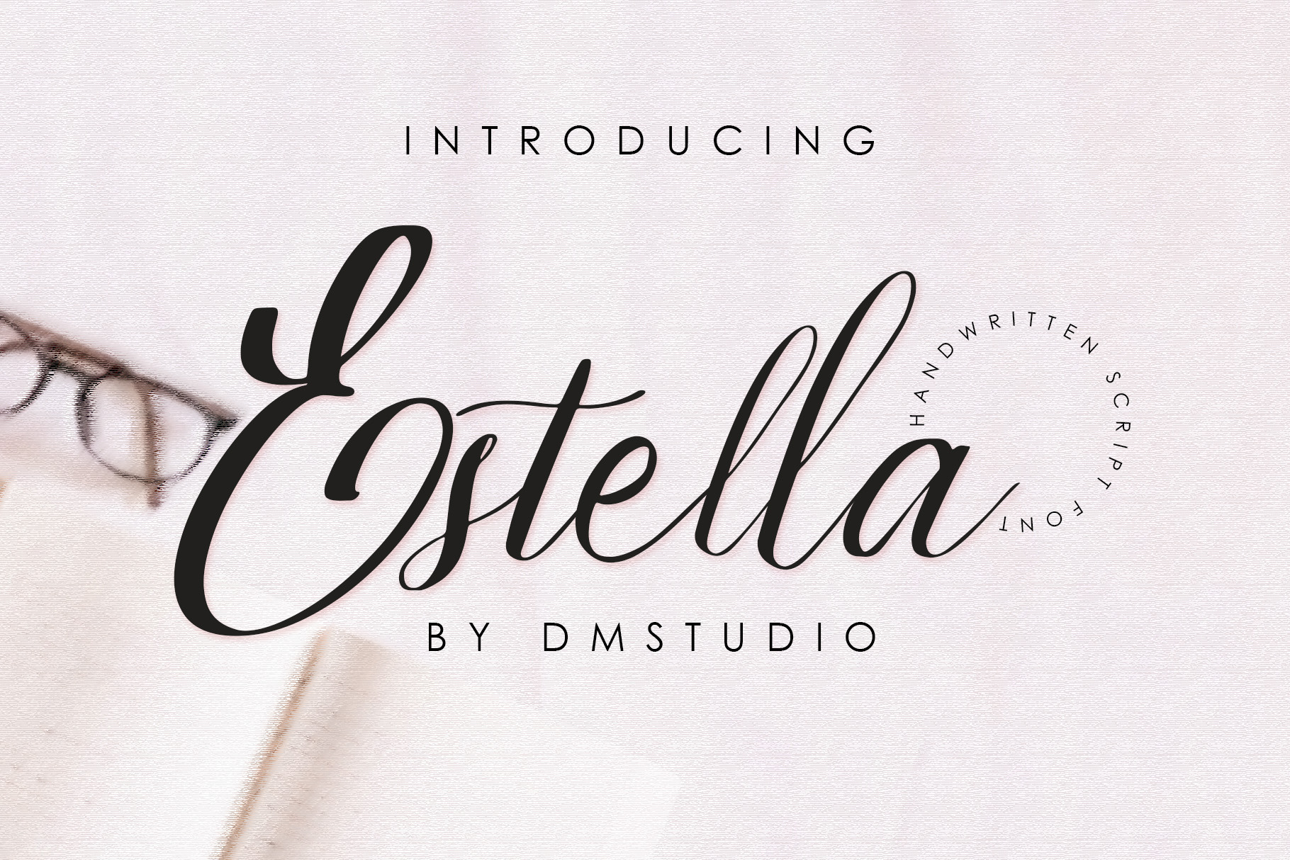 Estella - Handwritten Font, a Script Font by Dm Studio