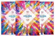 Colors Flyer, a Flyer Template by KiraYamato Design Studio