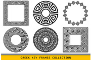Ancient Greek frames patterns, set, a Decorative Illustration by COLORFUL