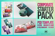 Corporate Starter Pack Psd Template, a Stationery Template by SCworkspace