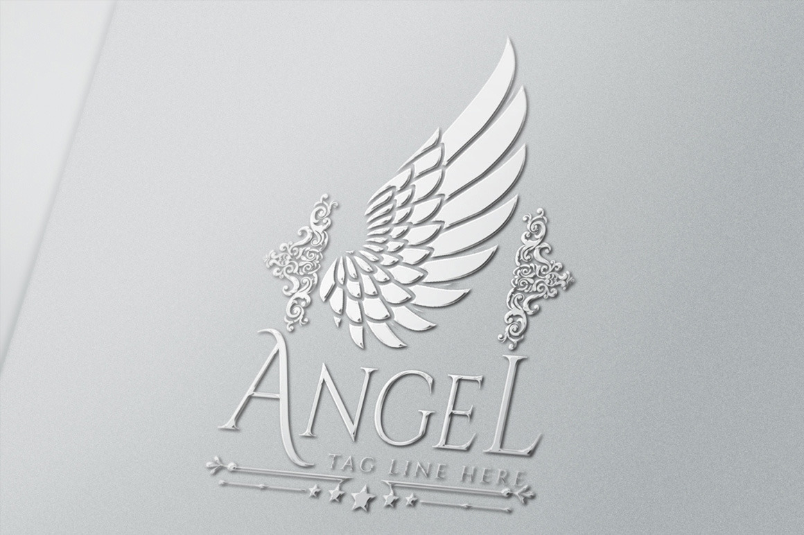Angel Logo, a Branding & Logo Template by Machel Design