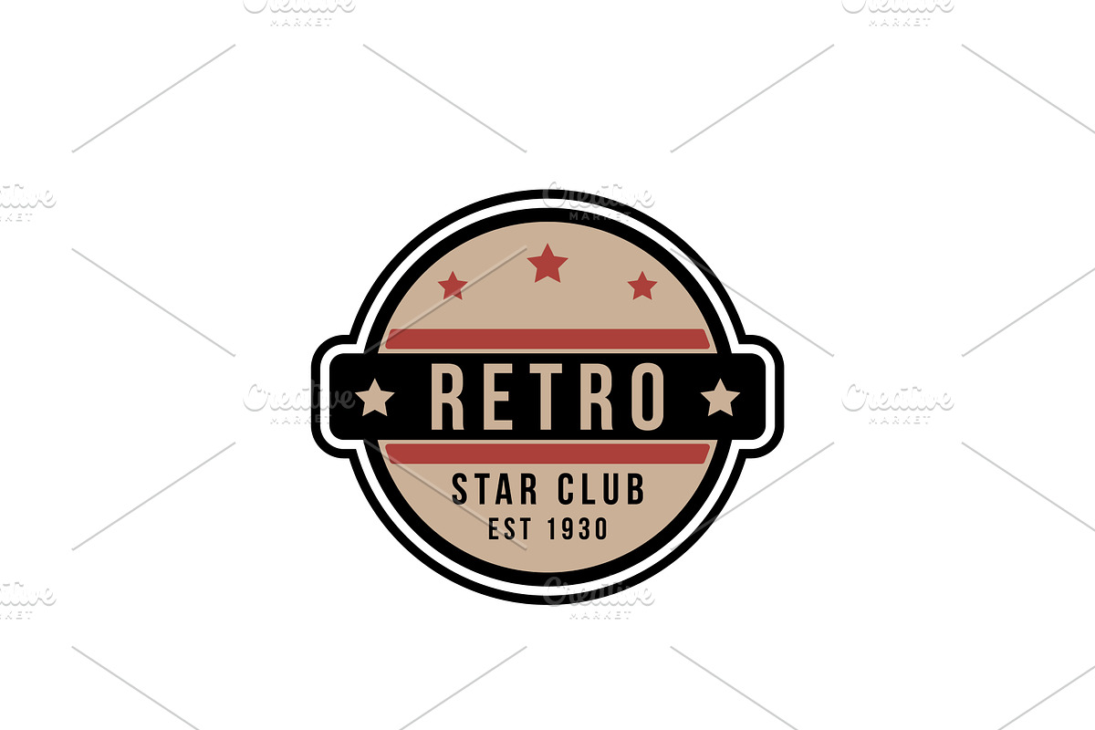 Retro Emblem Logo Design, a Branding & Logo Template by AlvinStd