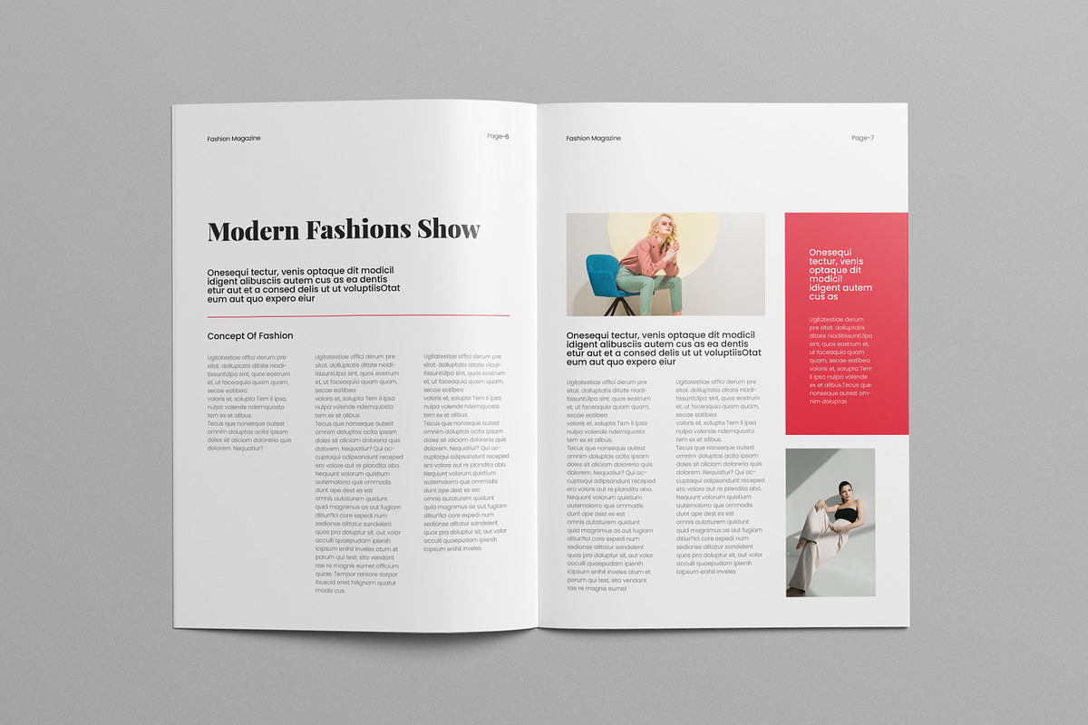 Lifestyle / Fashion Magazine | Canva, a Magazine Template by Pixelpick