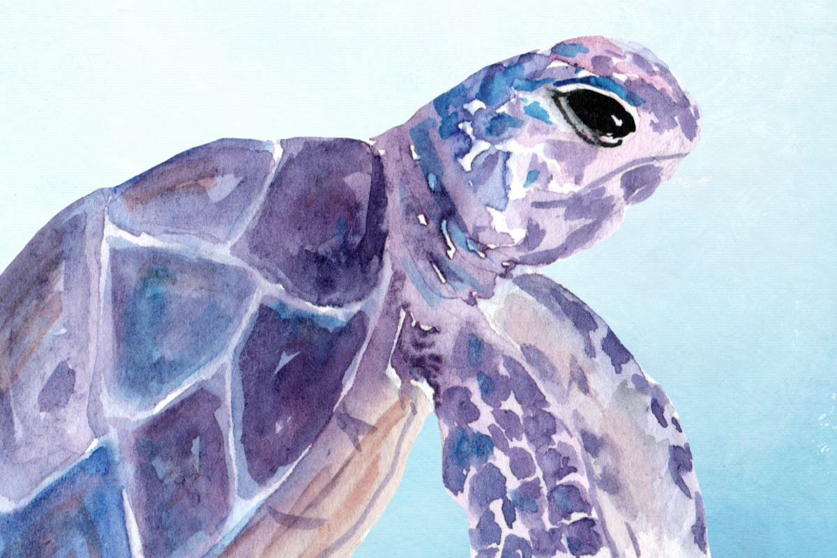 Watercolor Sea Creatures Clipart Set, an Object Graphic by Tati Bordiu