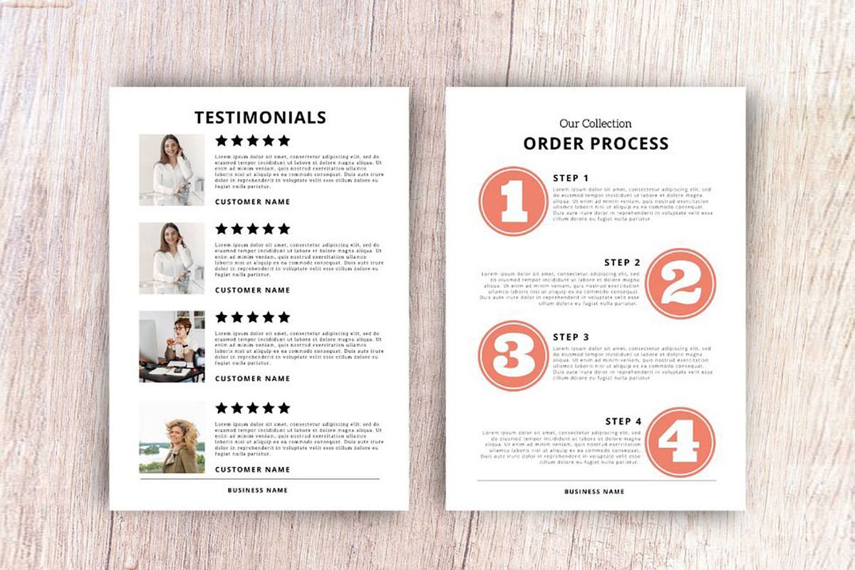 Editable Wholesale Line Sheet, a Flyer Template by iloveTemplate
