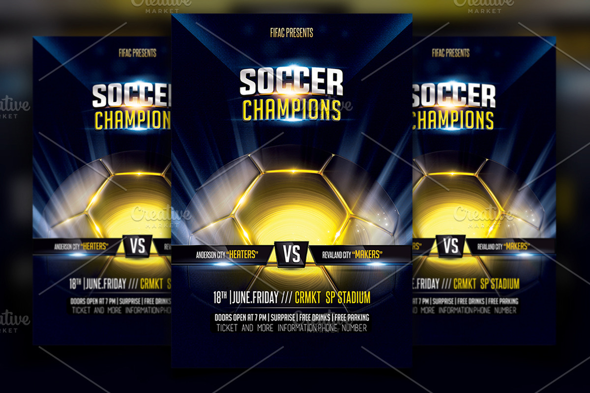 Fifa World Cup Flyer Template, a Flyer Template by Basez Flyers