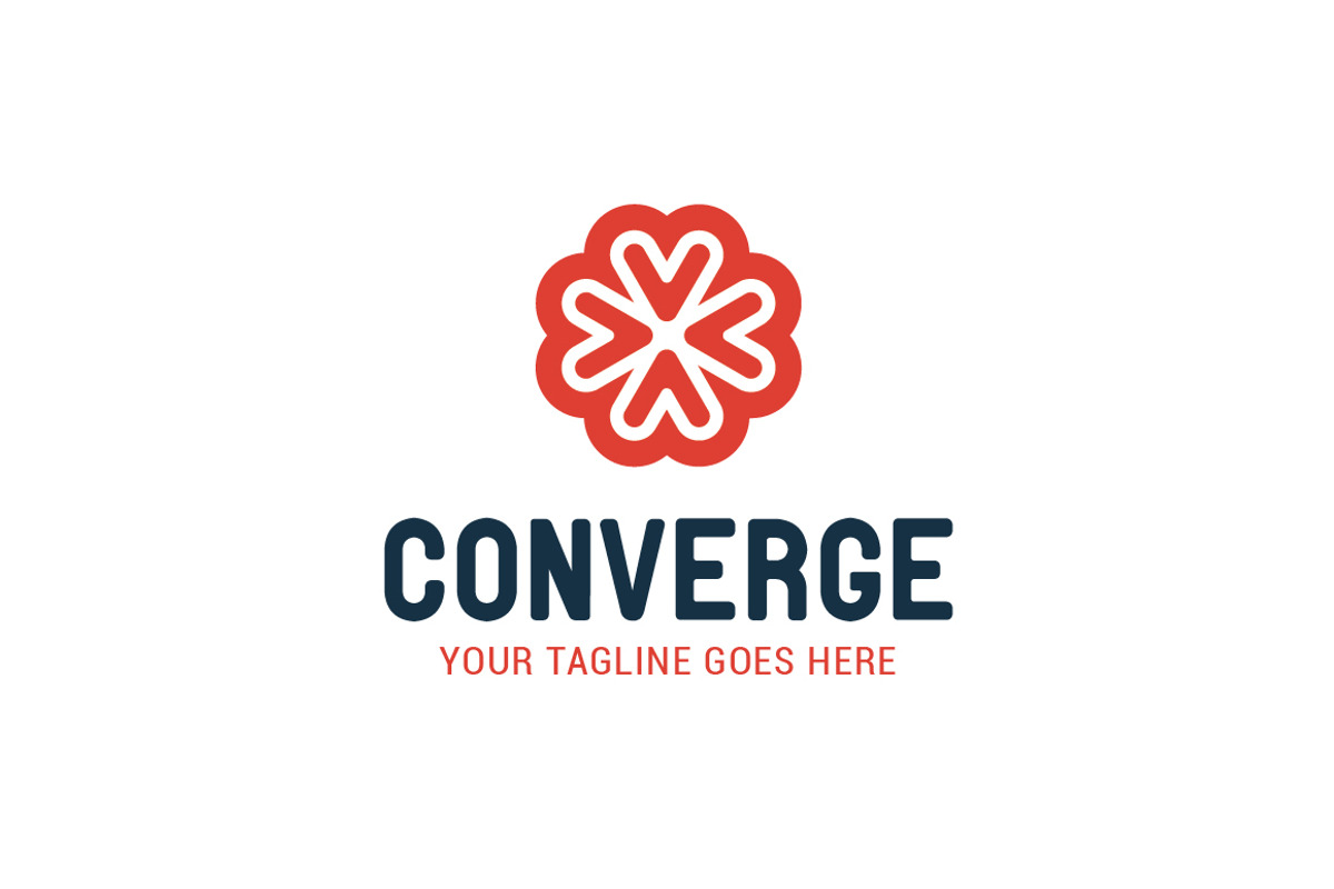 Converge logo vector, a Branding & Logo Template by Proxima Brand Design