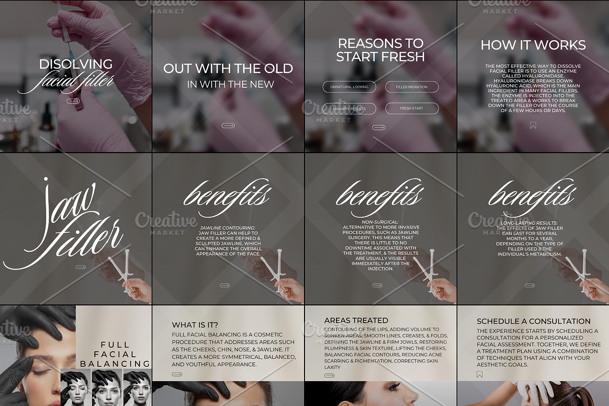 BOTOX & FILLER INSTAGRAM TEMPLATES