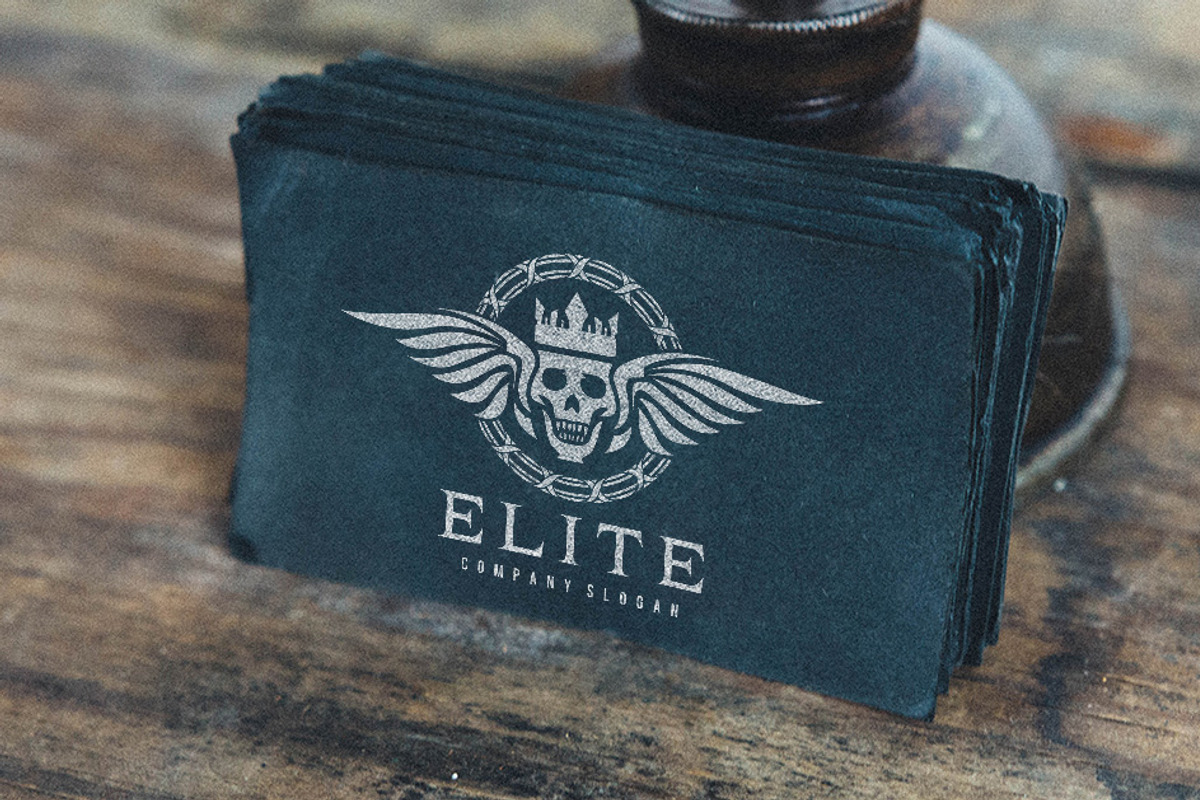 Elite Skull Logo, a Branding & Logo Template by Vectorwins Premium Shop