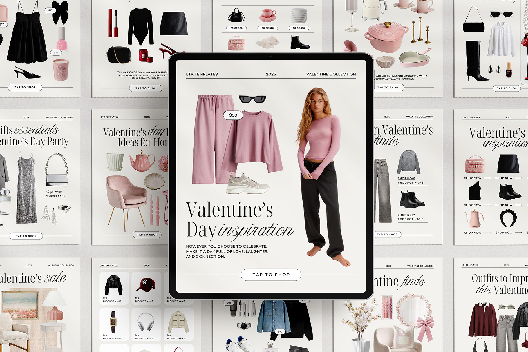 40 Valentine LTK Canva Template | Amare Creative