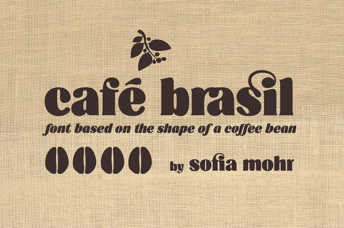 Café Brasil family, a Font by sofia mohr