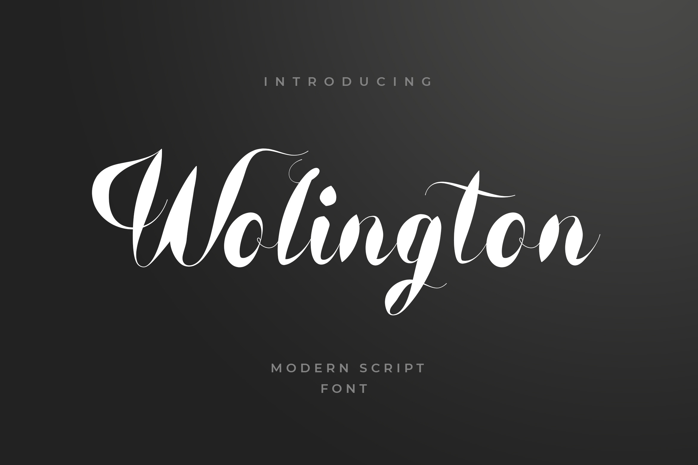 Wolington Modern Hanwritten Font, a Script Font by UICreative