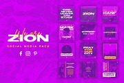 Zion Social Media Pack, a Social Media Template by Rodney Truitt Jr