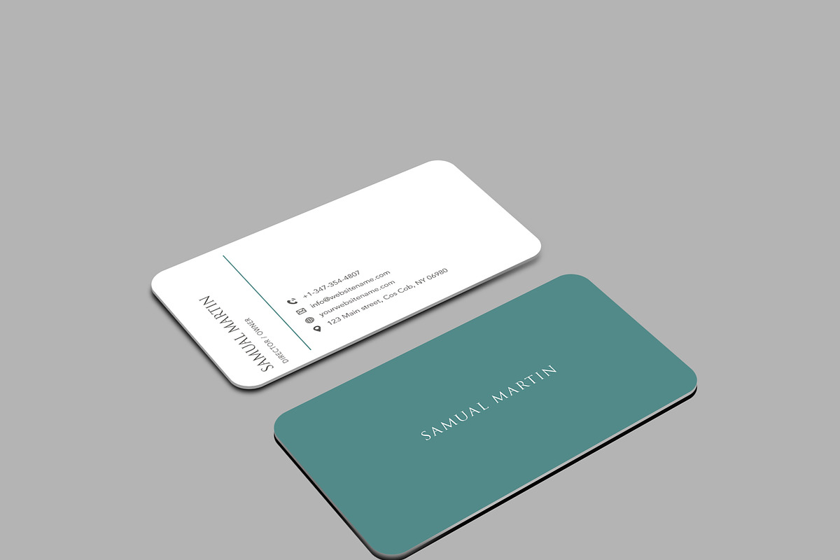 Beautiful Simple Classy Card, a Business Card Template by Creative Designs