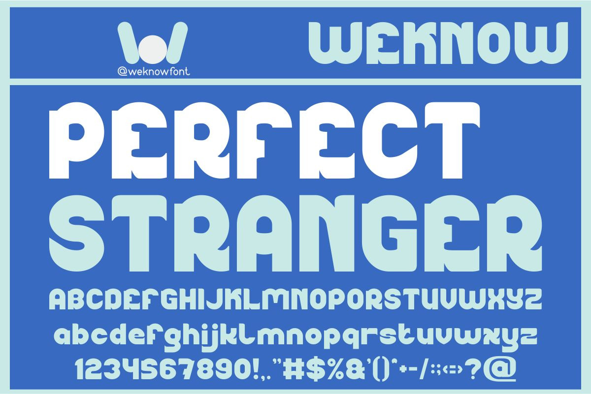 Perfect Stranger font