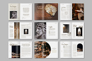 Festive Church Magazine Template, a Flyer Template by BrandPacks