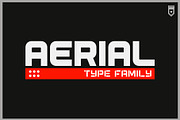 Aerial Type Family, a Sans Serif Font by ANDR35