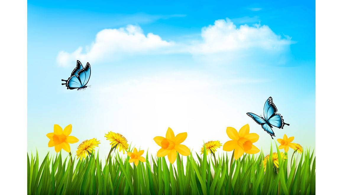 Spring nature background, an Illustration by ecco