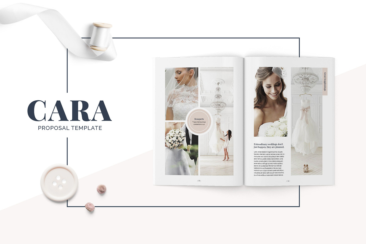 Cara Proposal Template, a Brochure Template by SlideStation