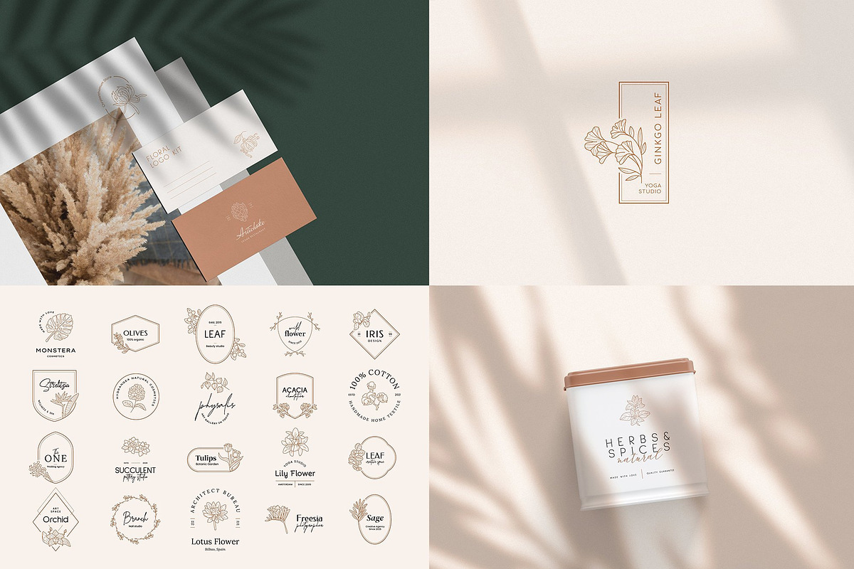 Logo bundle | Modern logo templates