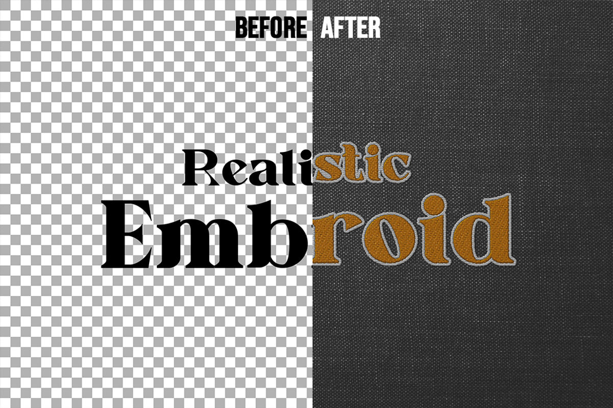 Embroidery Patch Effect, a Layer Style Add-On by Pixie Creative