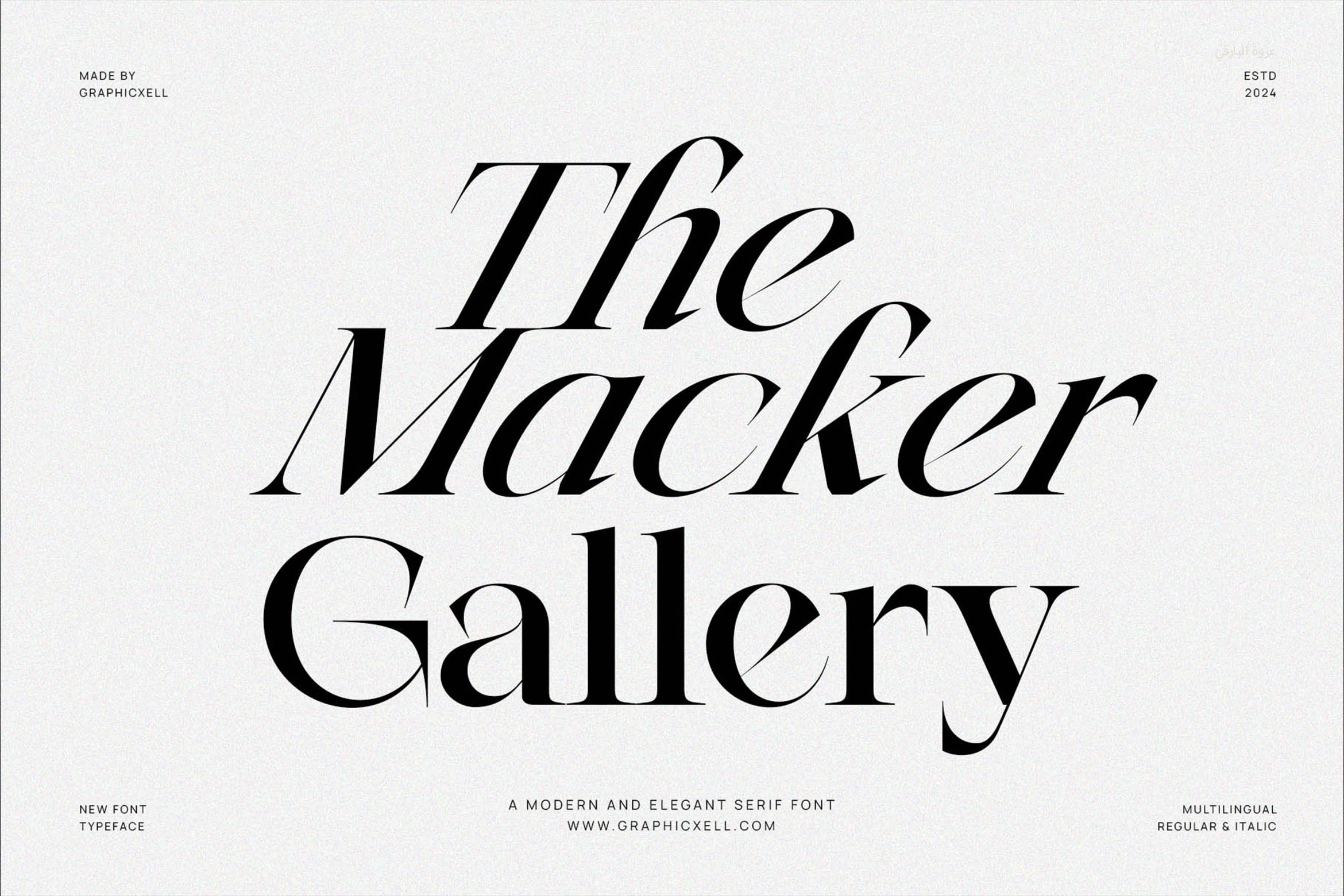 The Macker Gallery Font by Graphicxell | Creative Market