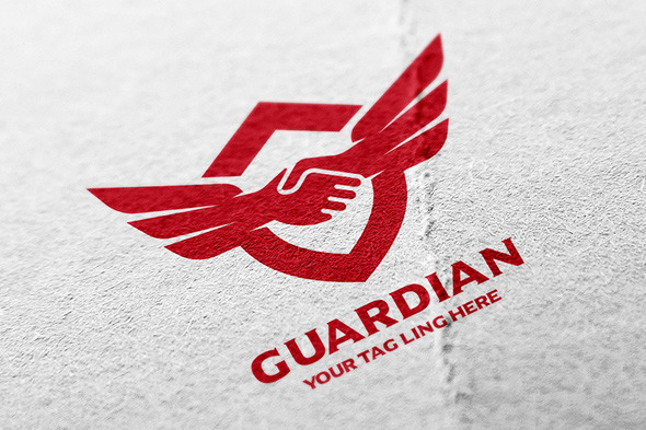 Unity Hand Wing Crest Logo, a Branding & Logo Template by WheelieMonkey