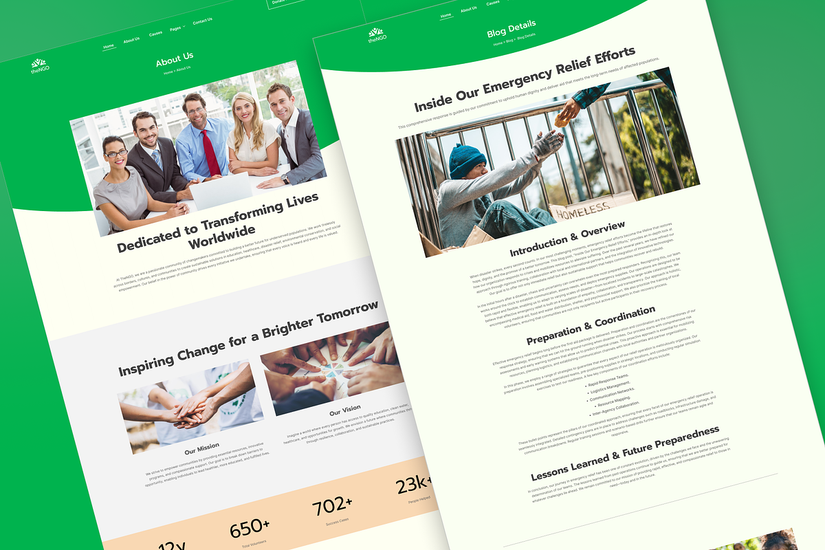 TheNGO - NGO Community HTML Template
