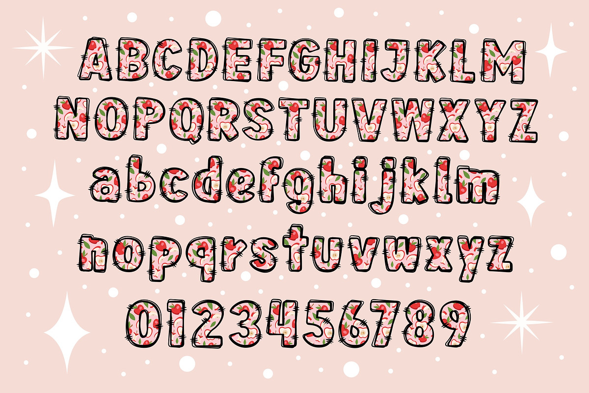 Apple Sweet OTF PNG SVG