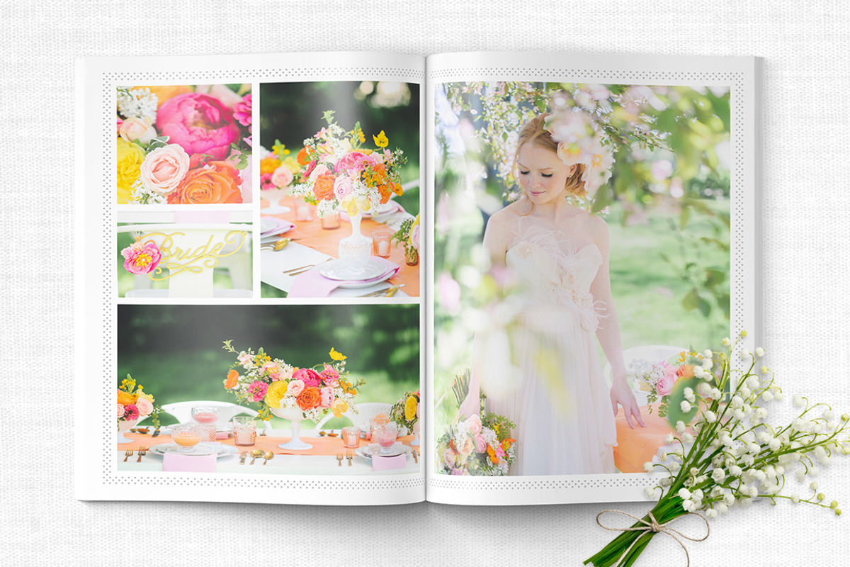 Vintage Magazine Template, a Magazine Template by The Proper Type™