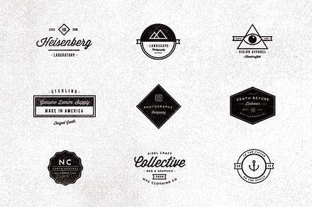 Classic Vintage Logos, a Branding & Logo Template by Hustle Supply Co.